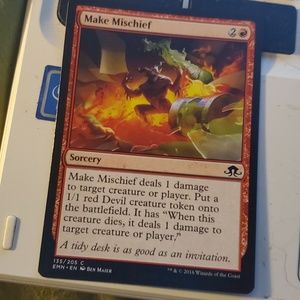 Other | Make Mischief Magic Card | Poshmark